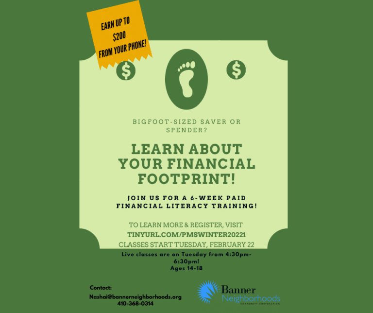 Learn about your financial footprint! - Banner Neighborhoods
